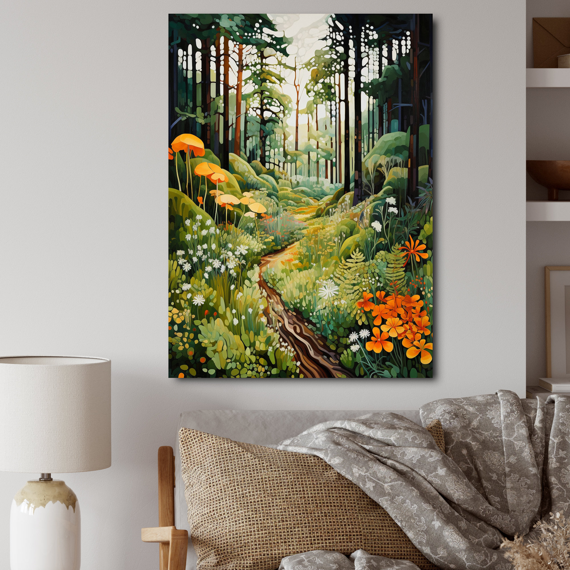 Millwood Pines Little Path Through The Green Forest | Wayfair